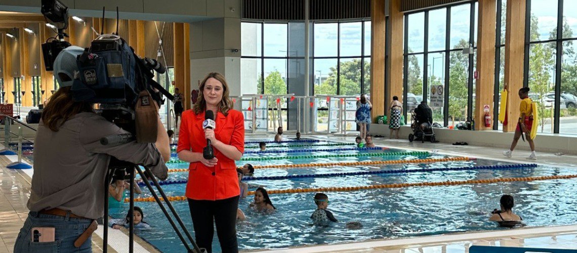 NETWORK 10 VISITS ORAN PARK LEISURE CENTRE! 🎥